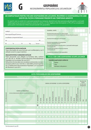 Formular-recensamant-octombrie-2011-1 | PDF