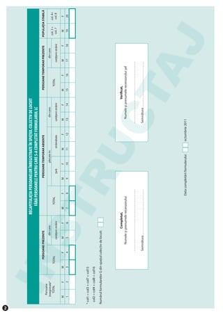 Formular-recensamant-octombrie-2011-6 | PDF