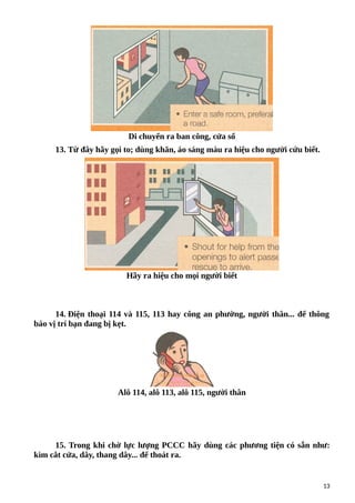 TÀI LIỆU HUẤN LUYỆN, BỒI DƯỠNG NGHIỆP VỤ CỨU NẠN, CỨU HỘ (Dành cho lực lượng pccc cơ sở, lực ...