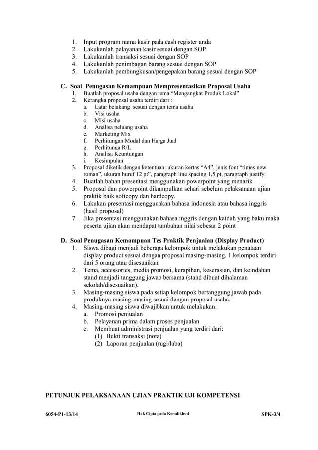 6054 p1-spk-pemasaran | PDF