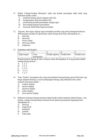 Ujian Nasional Pemasaran 2014 Tipe F Pdf