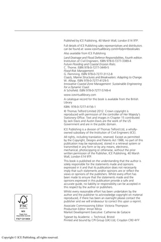 Land drainage and flood defence responsibilities 4th ed Edition Lutton ...