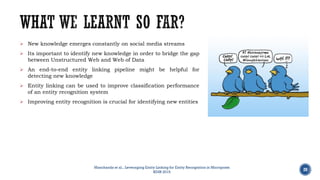 KDIR2015-Entity Linking and Knowledge Discovery in Microblogs-Presentation | PDF | Databases ...