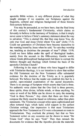 the doctrine of the trinity by a f buzzard and c f hunting | PDF