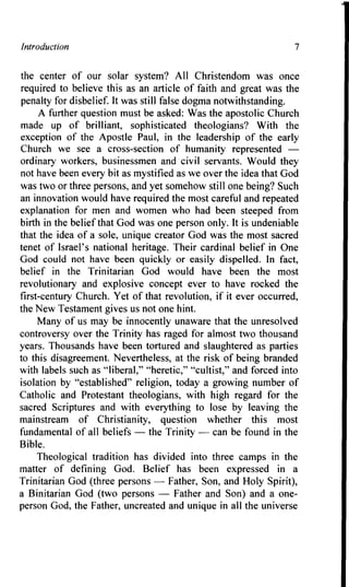 the doctrine of the trinity by a f buzzard and c f hunting | PDF