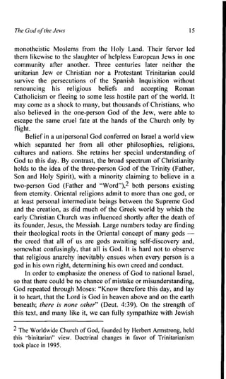 the doctrine of the trinity by a f buzzard and c f hunting | PDF