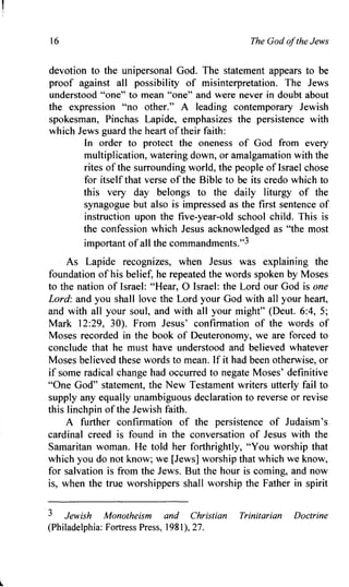 the doctrine of the trinity by a f buzzard and c f hunting | PDF