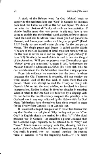 the doctrine of the trinity by a f buzzard and c f hunting | PDF
