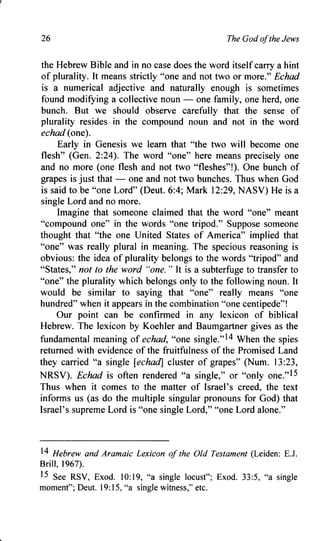 the doctrine of the trinity by a f buzzard and c f hunting | PDF