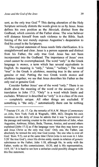 the doctrine of the trinity by a f buzzard and c f hunting | PDF
