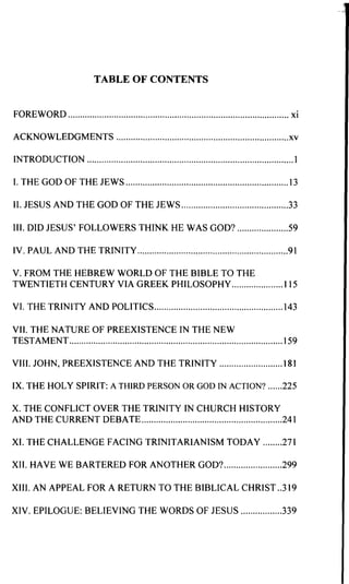 the doctrine of the trinity by a f buzzard and c f hunting | PDF