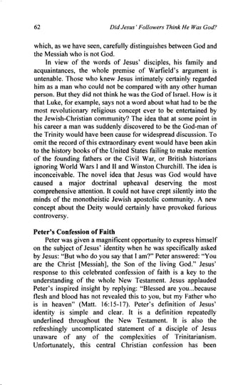 the doctrine of the trinity by a f buzzard and c f hunting | PDF