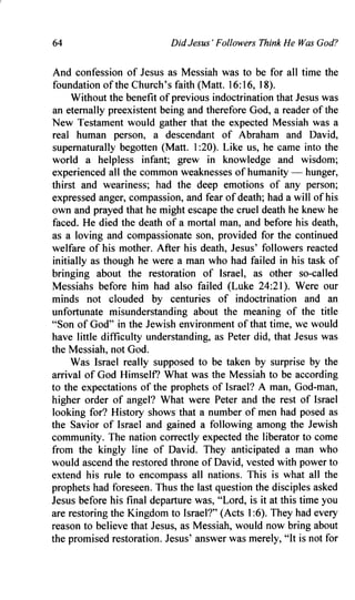 the doctrine of the trinity by a f buzzard and c f hunting | PDF