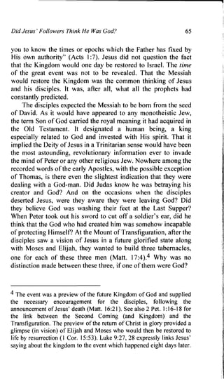 the doctrine of the trinity by a f buzzard and c f hunting | PDF