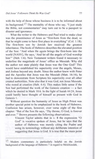 the doctrine of the trinity by a f buzzard and c f hunting | PDF