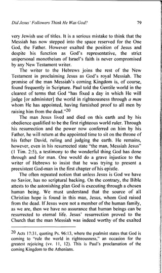 the doctrine of the trinity by a f buzzard and c f hunting | PDF
