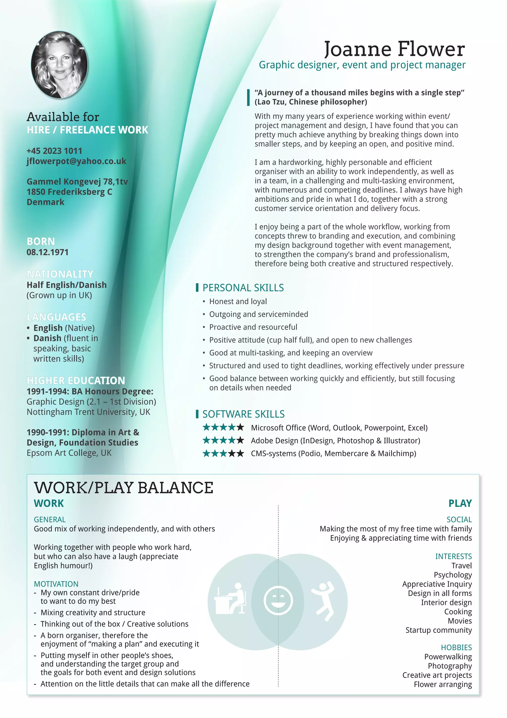 Joanne Flower CV | PDF