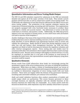 Exequor White Paper - Stressing Over Stress Testing | PDF