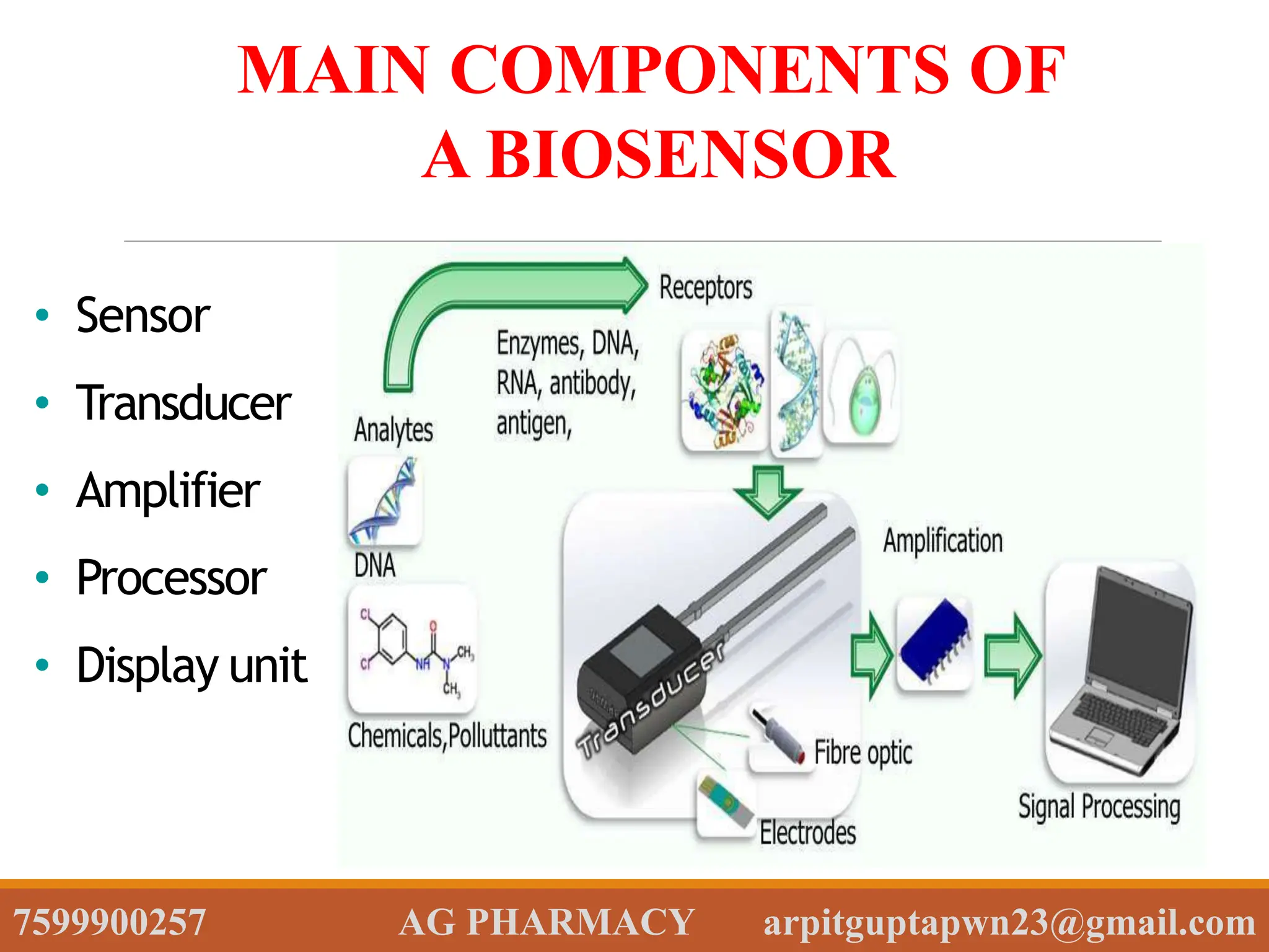 II BIOSENSOR PRINCIPLE APPLICATIONS AND WORKING II | PPT