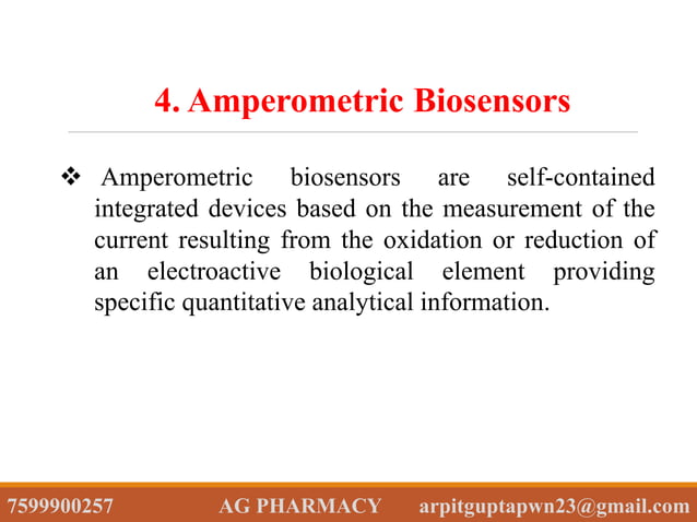 II BIOSENSOR PRINCIPLE APPLICATIONS AND WORKING II | PPT