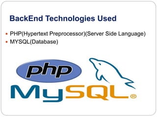 amuzment park reservation system using html,css,php,javascrit,mysql | PPTX