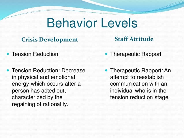 Non Violent Crisis Prevention