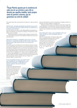 Grupo Planeta: Excelencia en el servicio | PDF