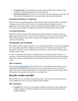 6063 vs 6061 | PDF