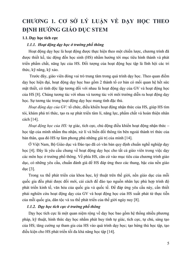 TỔ CHỨC DẠY HỌC MỘT SỐ KIẾN THỨC CHƯƠNG CƠ SỞ CỦA NHIỆT ĐỘNG LỰC HỌC -VẬT LÝ 10 THEO ĐỊNH HƯỚNG ...