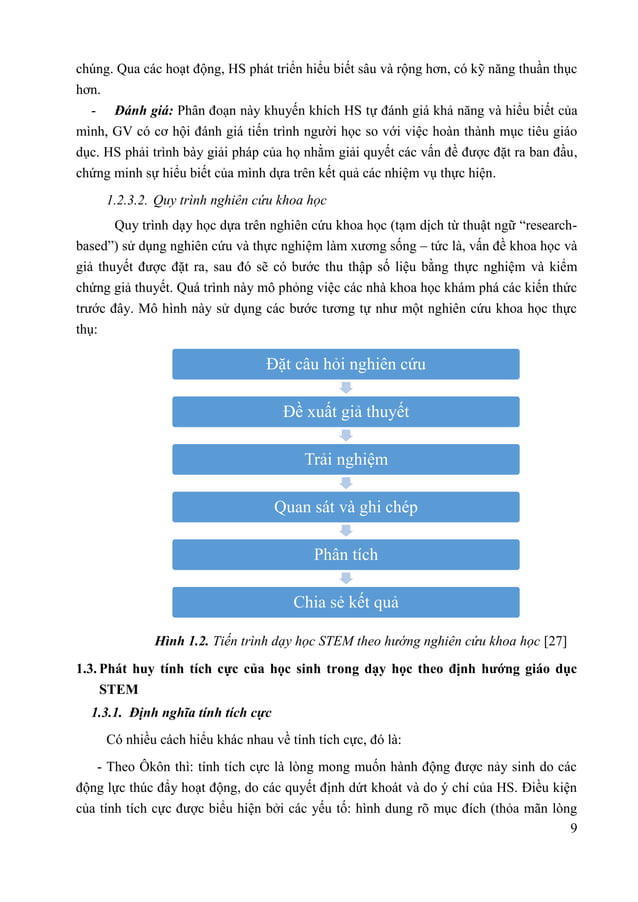 TỔ CHỨC DẠY HỌC MỘT SỐ KIẾN THỨC CHƯƠNG CƠ SỞ CỦA NHIỆT ĐỘNG LỰC HỌC -VẬT LÝ 10 THEO ĐỊNH HƯỚNG ...