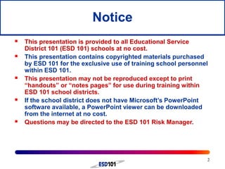 school Safety Training presentation for kids | PPT