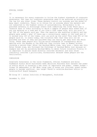harshad-mehta-scam-business-ethics-report | TXT