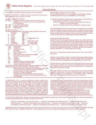 Official Transcript | PDF