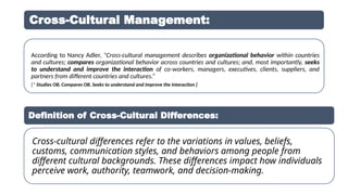 UNIT-2 606 - B : CROSS CULTURAL RELATIONSHIP - II.pptx