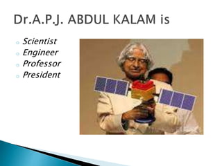 apj abdul kalam presentation | PPTX