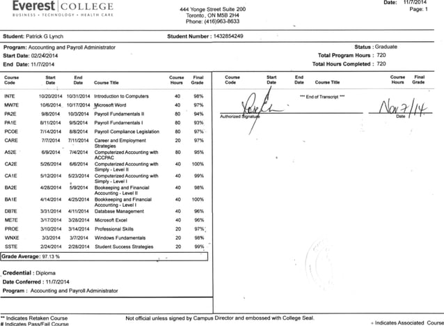 Everest Transcript and Reference Letter.PDF