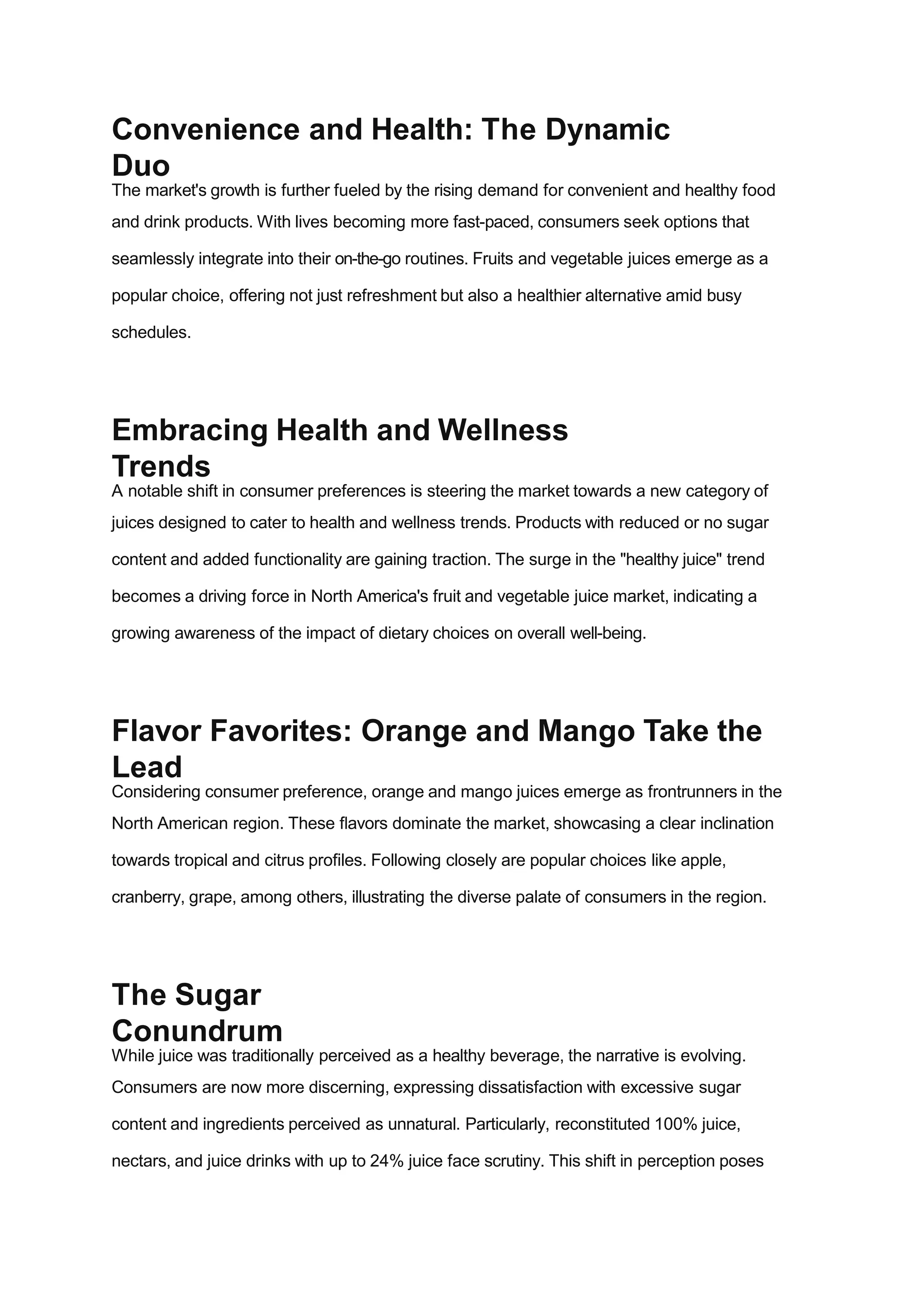 Unveiling Zest: Exploring North America's Juice Market Marvel | PPTX