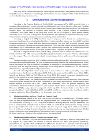 Analysis of Fraud Triangle, Fraud Diamond and Fraud Pentagon Theory to ...