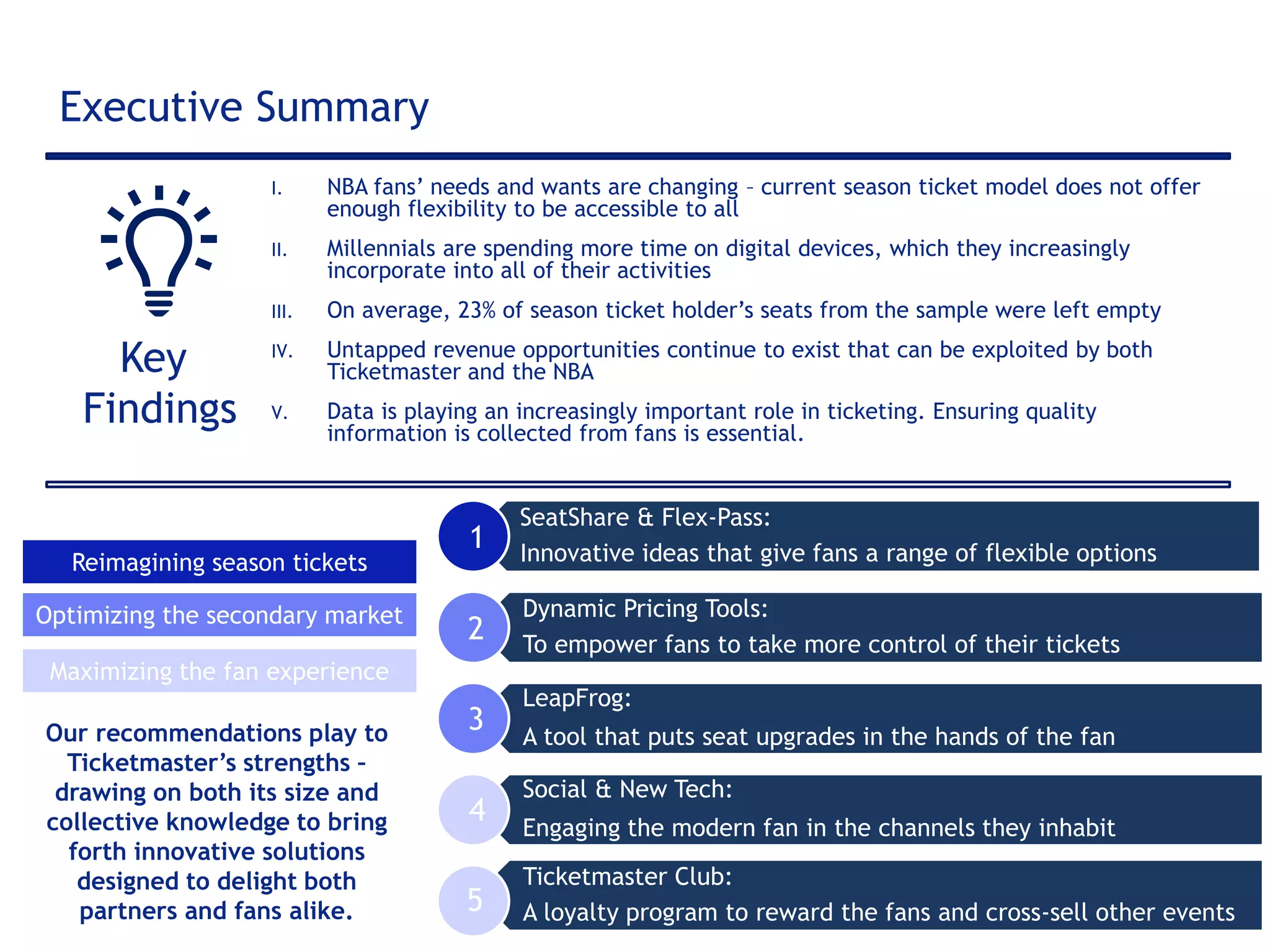 First Pitch Case Competition - McGill Submission | PDF