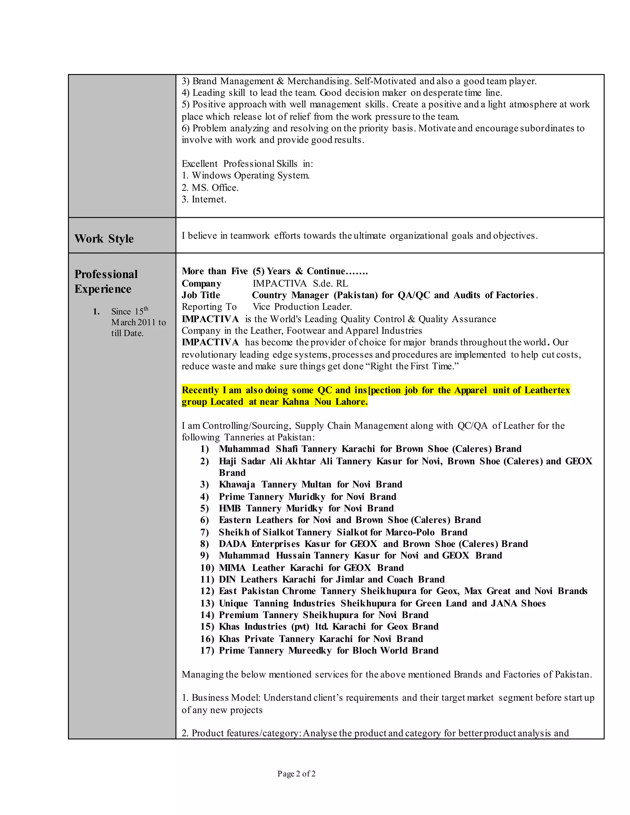 Burhan Ahmed CV | DOCX