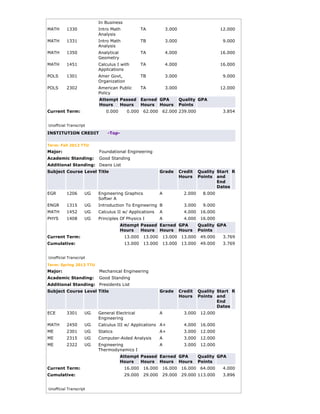 Robert Retzloff - TRANSCRIPT | PDF