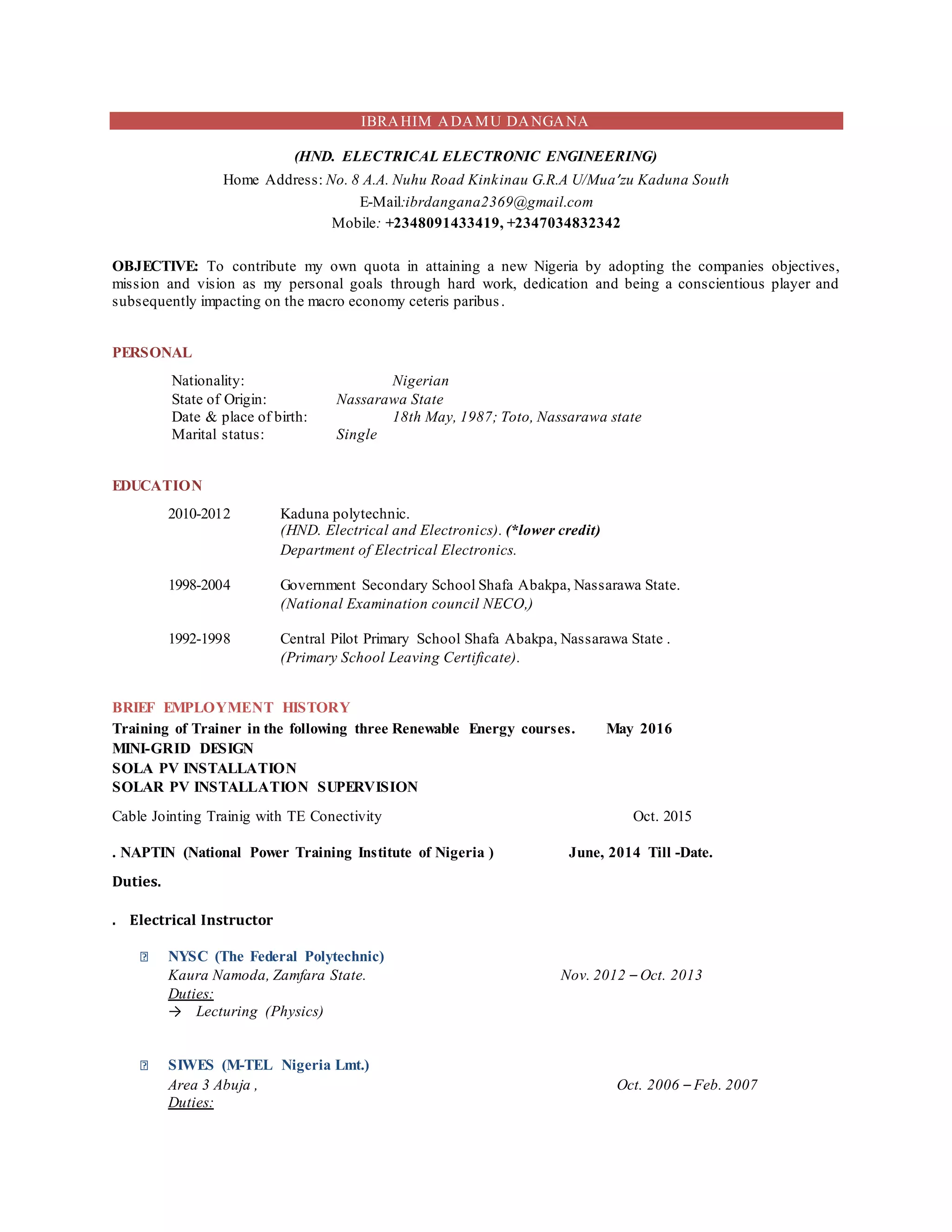 IBRAHIM RESUME | DOCX