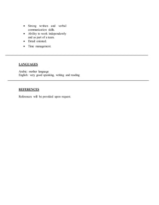 alanood cv | DOCX