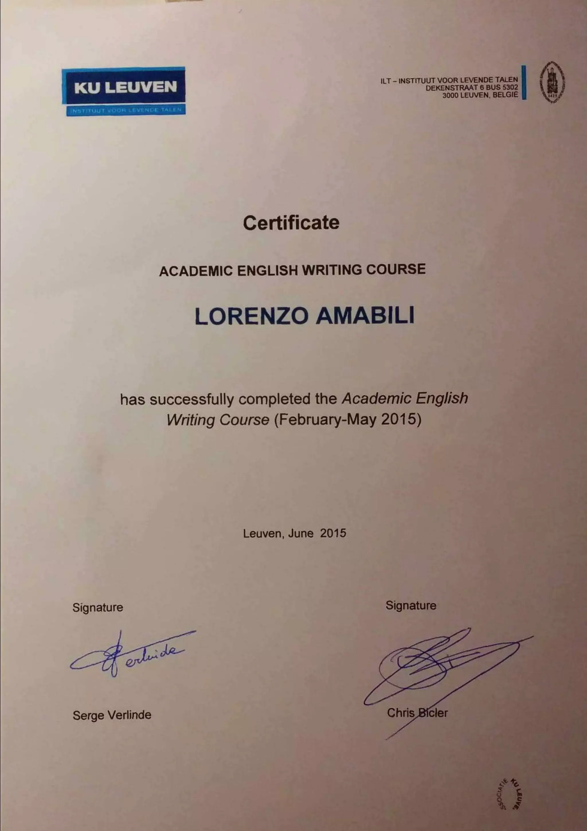Certificate Academic English Writing | PDF