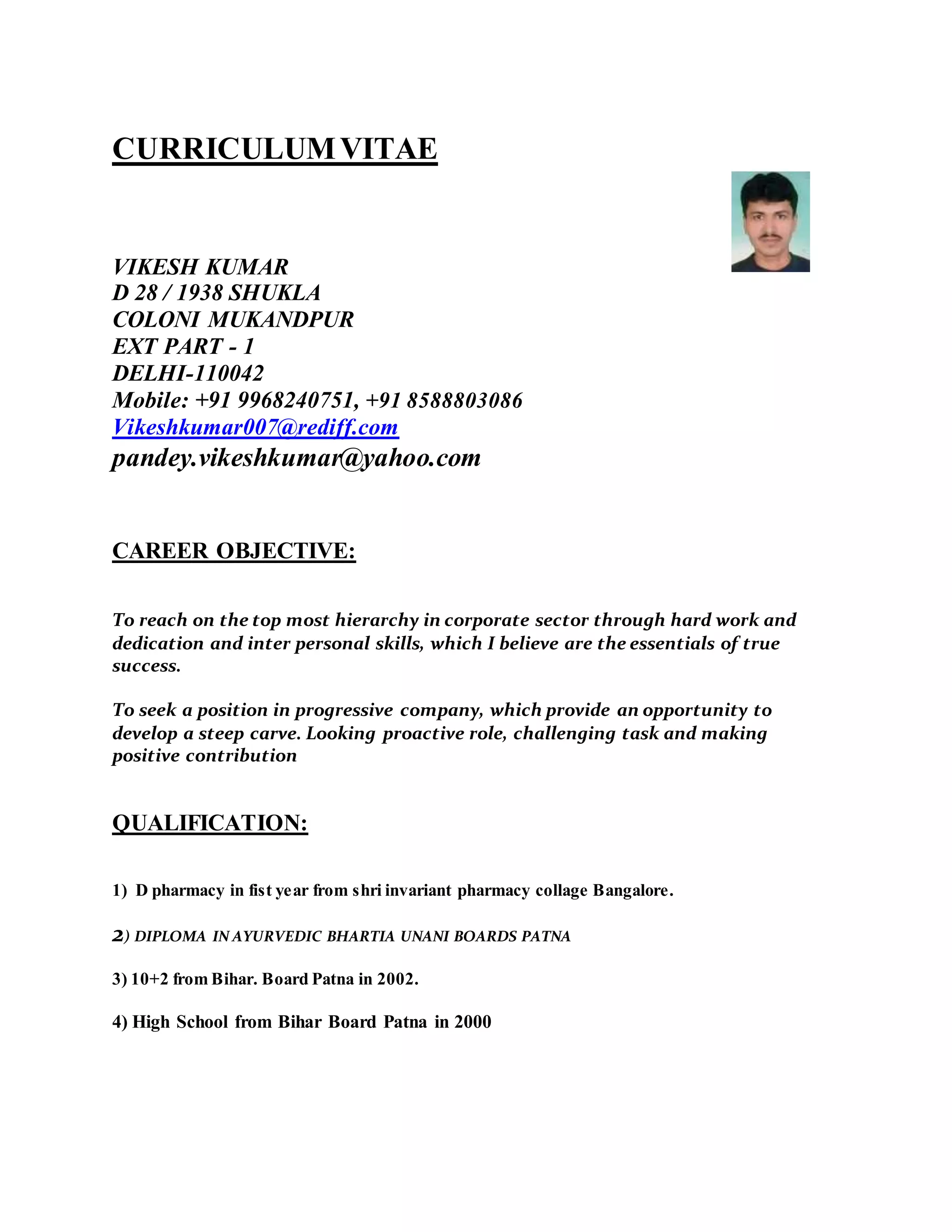 CURRICULUM VITAE | DOCX
