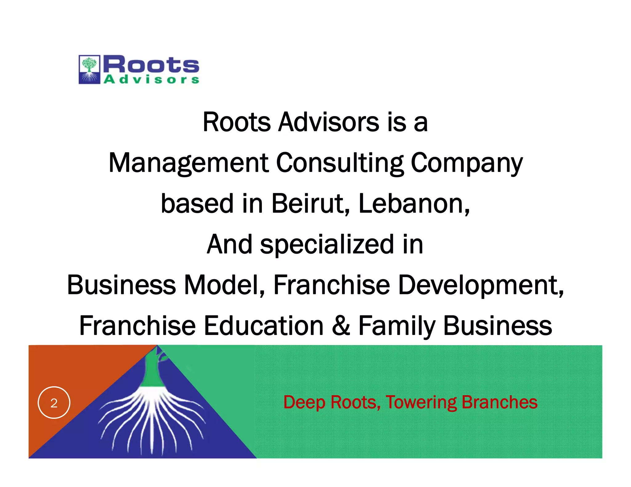 Roots Advisors New Presentation | PPT