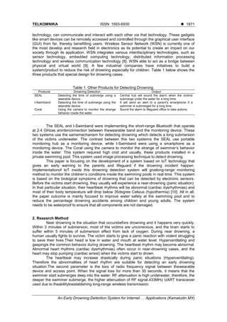 An Early Drowning Detection System for Internet of Things (IoT ...