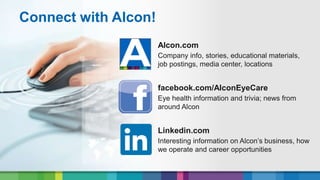 Alcon Corporate Presentation - short edition Sept 2016 | PPTX