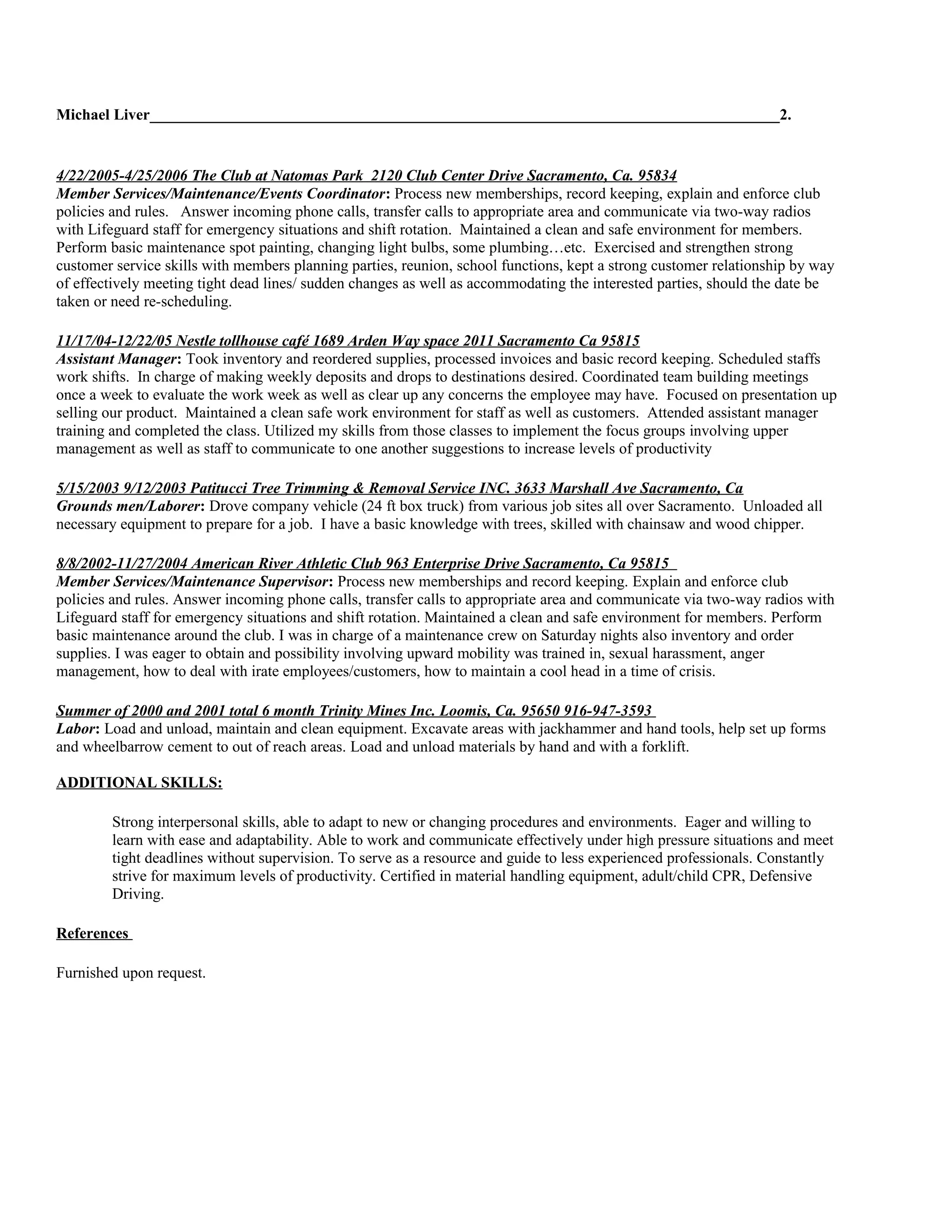 michael resume almostly done | PDF