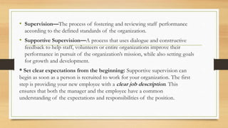 Supportive supervision | PPTX